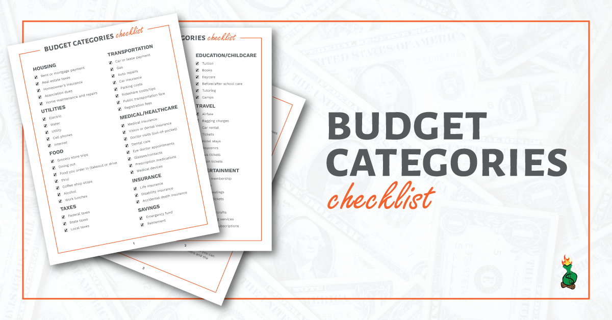 18 Essential Budget Categories for Every Household Budget
